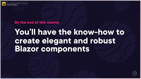 Creating Components In Asp Net Core Blazor Roland Guijt