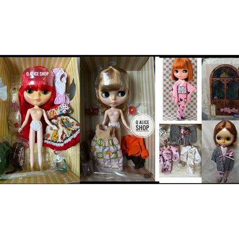 มือสองค่ะ เซ็ท 3 ตัว Neo Blythe Odekake Kimonoprecious Mushroom