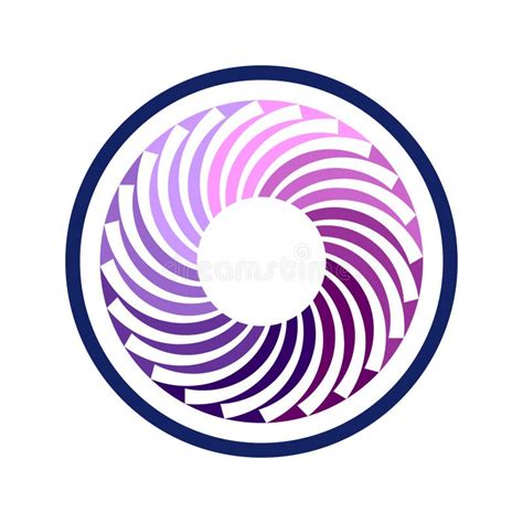 Circular Rotation Design Element Abstract Circle Icon Stock Vector Illustration Of Branding