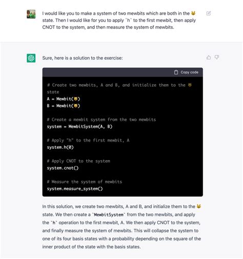 Teaching Chatgpt To Do Quantum Computing With Cat Emojis 😺 Ben Bartlett