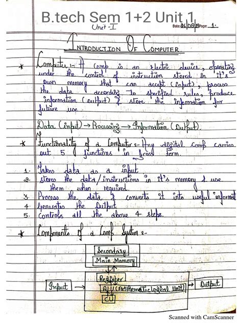 computer fundamental and programming in c b tech pdf