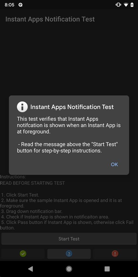 CTS Verifier For Instant Apps Android Open Source Project