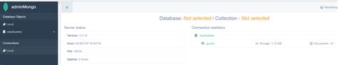 使用mongodb可视化管理软件adminmongo软件管理monga Csdn博客