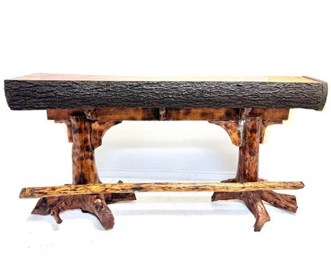 Products Rootwood And Log Serving Bar Finer Things Antiques
