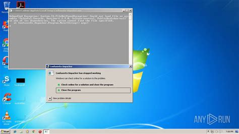 Malware Analysis Confuserex Unpackerexe No Threats Detected Anyrun