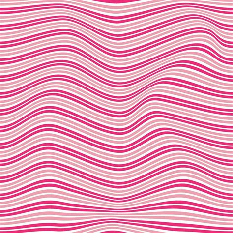 Modern Abstract Simple Seamlees Lite And Darck Pink Color Distort Wavy