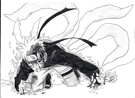 Naruto 3 Tails By Blacksttar On Deviantart