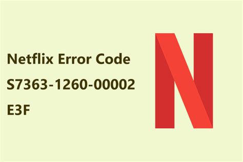 How To Fix Netflix Error Code S E F Ways