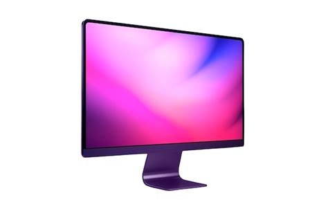 현대적인 Tv 화면 고립 무료 Psd 파일