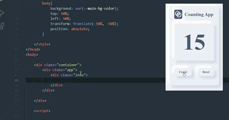 Javascript Project Build Counting App With Html Css And Pure