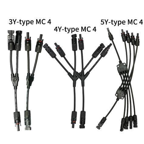 Mc4 Solar Connector 1500v Solar Connector Mc4 3 In 1 Mc4 Connector Mc4