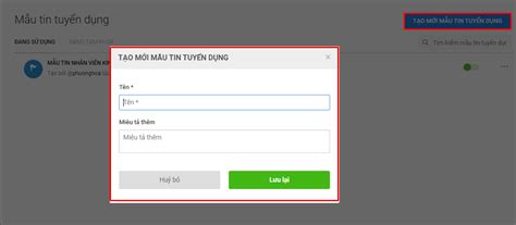 Base E Hiring Hướng Dẫn Tạo Mẫu Tin Tuyển Dụng Base Vn