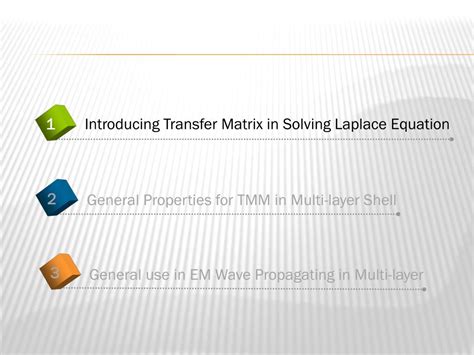 Ppt Transfer Matrix Method In Solving Em Problem Powerpoint Presentation Id3381937