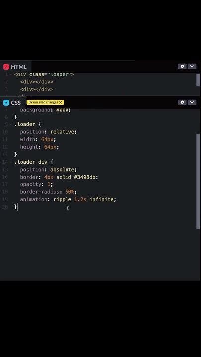 Ripple Loader Css Cssanimation Shortsfeed Shorts Youtube