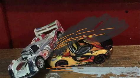 Walt Disney Plus Cars 2 Crash Scene Movie Remake Stop Motion Youtube