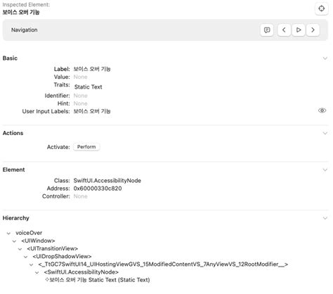 Swiftui에서 Voiceover 사용하기 Ioyes