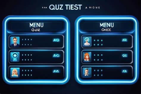 Premium Photo Quiz Test Menu Template Tv Show Game Questions And