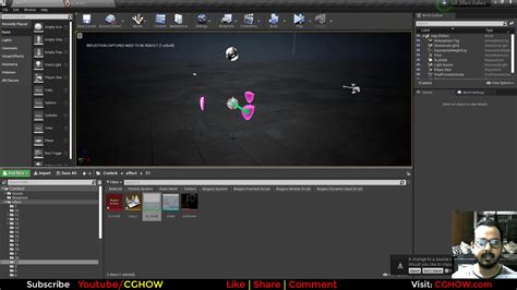 shield effect unreal engine niagara tutorials ue4 niagara shield effect cghow ashif ali