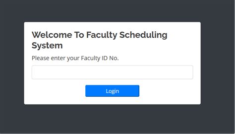 School Faculty Scheduling System Using Php Mysql Campcodes