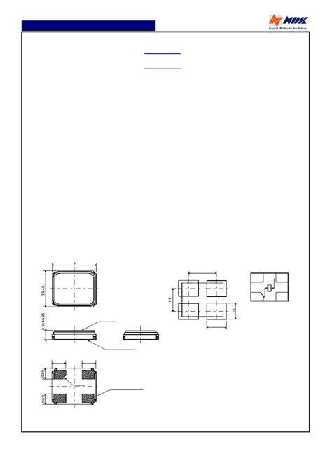 EXS00A-CS04992 datasheet(1/1 Pages) NDK | Specification of Quartz ...