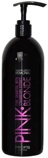 Шампунь розовый с экстрактом клубники Profis Pink Blond 1 л ...