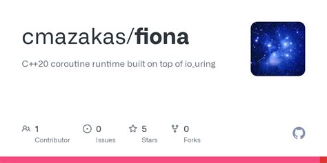 Github Cmazakasfiona C20 Coroutine Runtime Built On Top Of Iouring