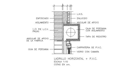 Detail Section Of Construction Units 2d View Cad Structural Block Dwg File