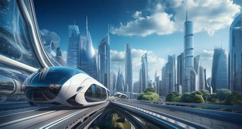 Premium Ai Image Pioneering Urban Design Futuristic City With