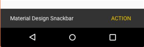 Android Material Snackbar Old Style Stack Overflow