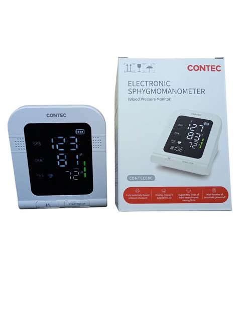 Tensiómetro Digital Contec 08c Toma De Presión Arterial Techbiomedical