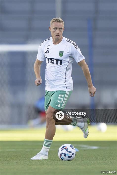 Austin Fc Defender Oleksandr Svatok 5 Warms Up Before The Start Of