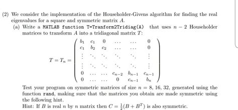 Solved We Consider The Implementation Of The Chegg