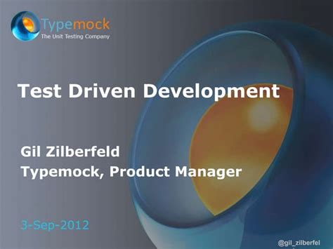 Introduction To Tdd Pptx Programming Languages Computing