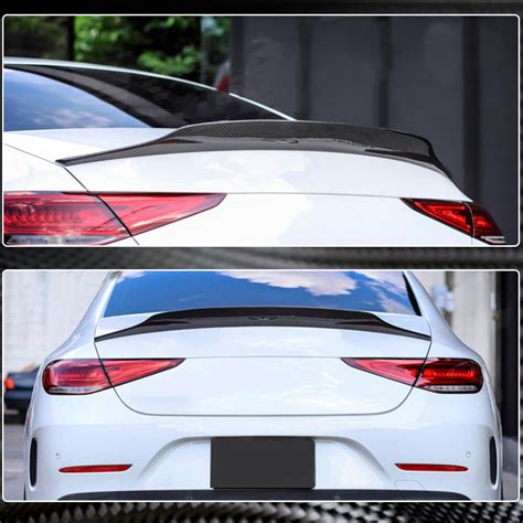 Mercedes Benz Cls Class C257 Carbon Fiber Rear Trunk Spoiler And Wing Lip
