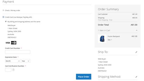 Magento 2 Westpac Payway 3d Secure V2 Fraud Guard