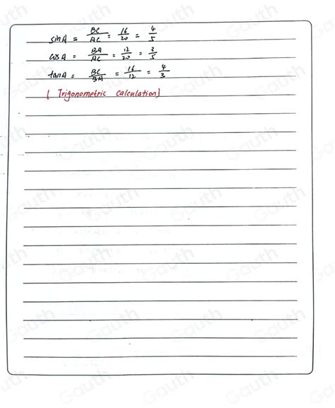 Solved 1 Match The Trigonometry Formula To Its Correct Ratio Reduce