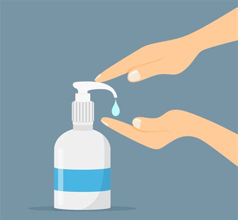 Se Laver Les Mains Avec Du Savon Vector Illustration 4865446 Art