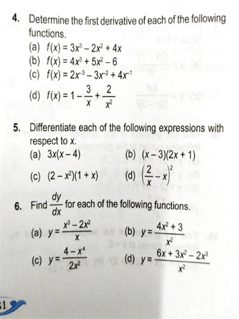 differentiation exercise pt1 pdf