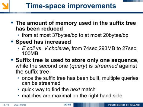 Fast Algorithms For Large Scale Genome Alignment And Comparison Ppt