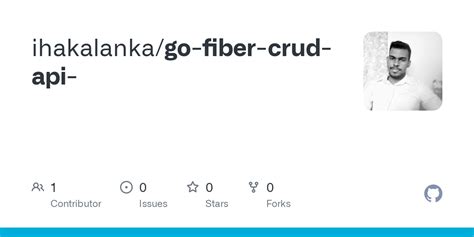 Github Ihakalankago Fiber Crud Api