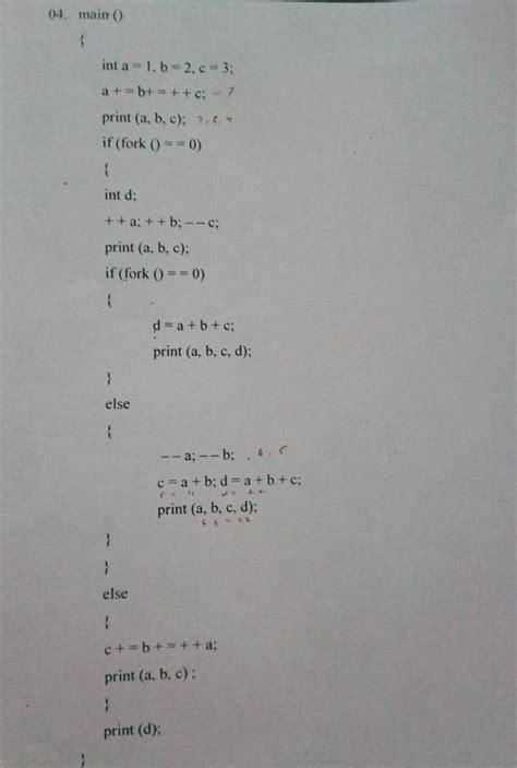 Operating System General Topic Doubt Operating Systems Fork