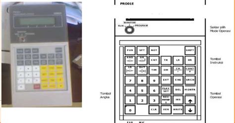 Programming Console Plc Omron Belajar Elektronika