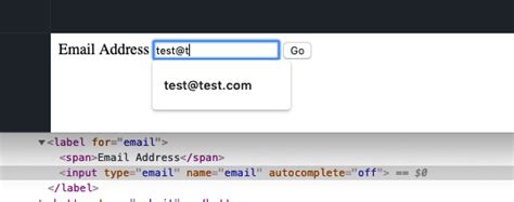 Javascript Switch Autocomplete Onoff On Chrome Stack Overflow