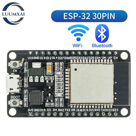 Bảng Phát Triển Luumxai Esp32 Esp 32s Bộ Xử Lý Vi điều Khiển Esp Wroom 32 2 4ghz Tích Hợp