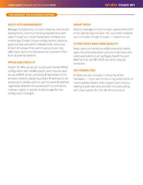 Aruba Access Point รุ่นhpe R9b28a ราคาพิเศษ 11 900 Aimgroup