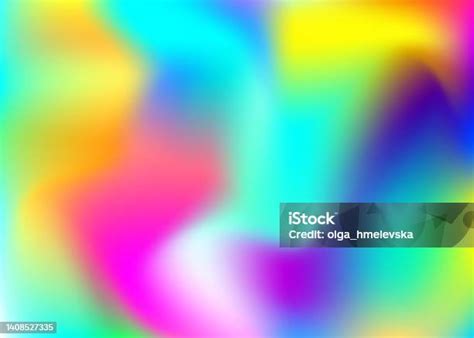 홀로그램 그라디언트 반짝이는 포스터 플라스틱 호일 핑크 블러 텍스처 홀로그램 배경 무지개 빛 배경 네온 홀로그래피 일러스트레이션 트렌디 플라이어 블루 홀로그램 그라디언트 0