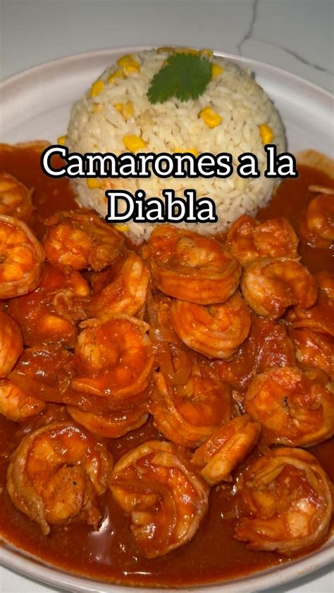 Camarones A La Diabla Receta