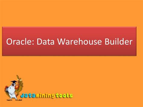 Oracle Data Warehouse