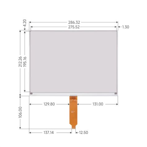 Waveshare Inch Pixels SPI Communication E Ink Display Nude Screen Version Alexnld Com
