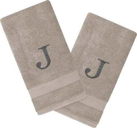 Personalized Passion 2 Pack Hand Towels Set With Monogram